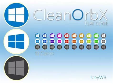 Start Orb Original Windows 8 1 Flag 23 Colors For Windows Download On