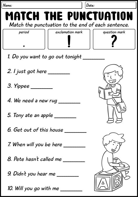 Grammar And Punctuation Grade 1 6 Moirenpo