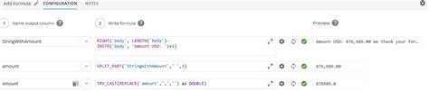 Regex Formula Works In Etl Preview But Doesnt Show Up In Dataset