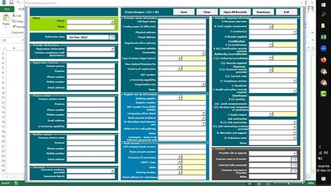 How To Create An Automated Data Entry User Form In Excel Vba Youtube