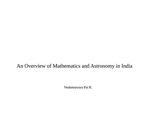 Guest Lecture Indian Science I Pdf Astrology Religion And Spirituality