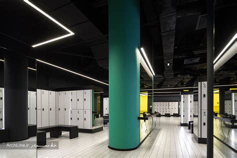 دکور باشگاه بدنسازی ، خلق فضایی مدرن و تیره خط معمار