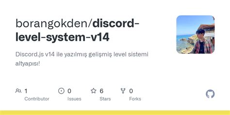 GitHub borangokden discord level system v Discord js v ile yazılmış gelişmiş level
