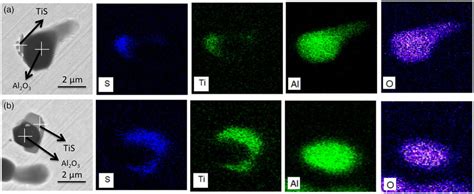 Al 2 O 3 Tis Inclusions With A Two Layered Structure In No 1 And No