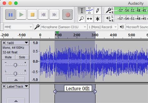 How To Record Audio With Audacity GarageBand