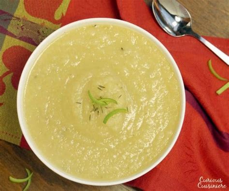 Roasted Parsnip Apple Soup Curious Cuisiniere