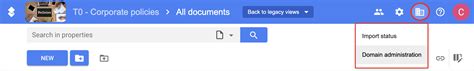 access the domain administration aodocs knowledge base