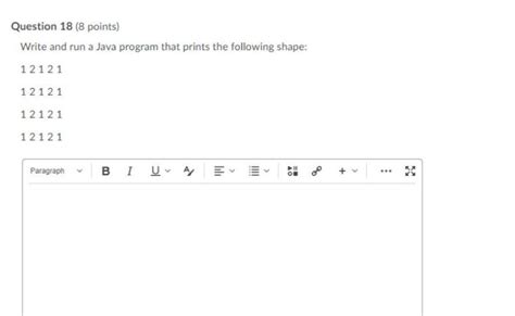 Solved Question Points Write And Run A Java Program Chegg