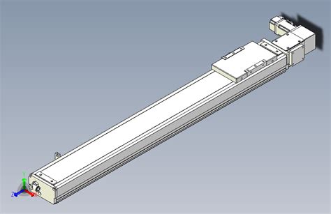 无尘皮带滑台kcb10 L32 750 L 100w C4 Step 模型图纸下载 懒石网