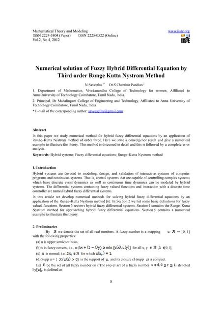 Numerical Solution Of Fuzzy Hybrid Differential Equation By Third Order