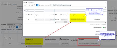 ap invoice line description is not reflecting in invoice distribution