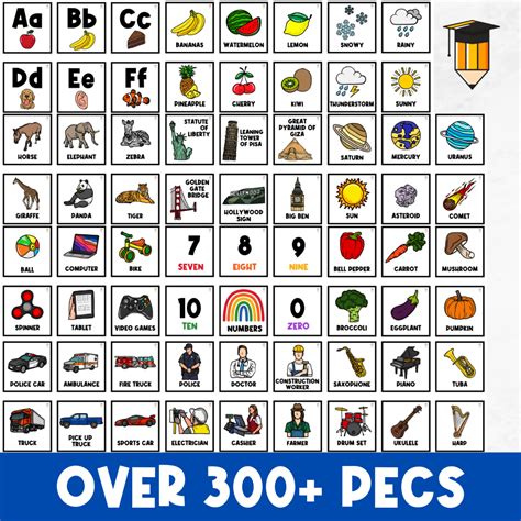 337 PECS | Colors | Numbers | Alphabet | Shapes | Animals | - Inspire ...
