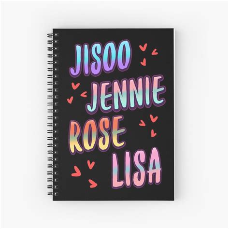 BLACKPINK Member Names Notebook KPOP PAKISTAN SHOP