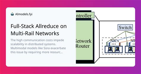 full stack allreduce on multi rail networks ai research paper details