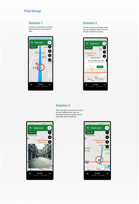 Google Map Redesign On Behance