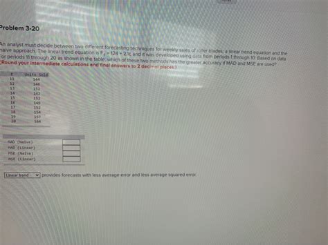 solved problem 3 20 an analyst must decide between two