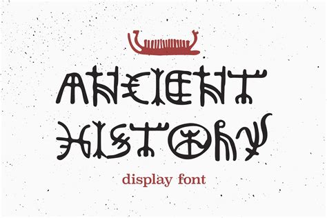 Ancient History Font Masterbundles