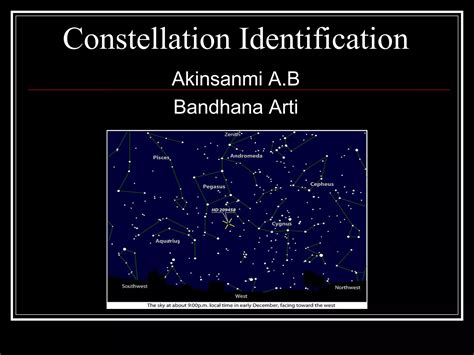 Constellations Identification Ppt