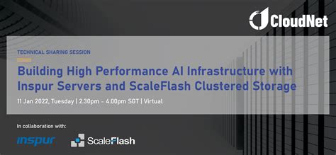 Partner Product Sharing Session Building High Performance Ai Infrastructure With Inspur