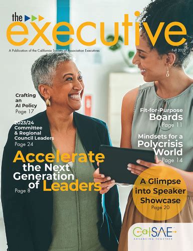 The Executive Cses Fall 2023 Cover