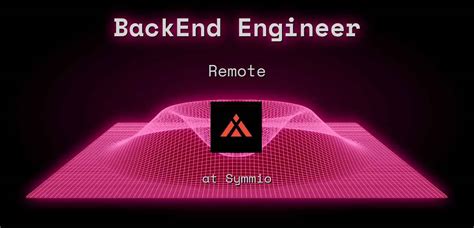 Web3 Backend Engineer Remote At Symmio