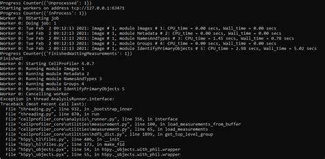 error loading pipelines cellprofiler 4 0 7 windows usage and issues
