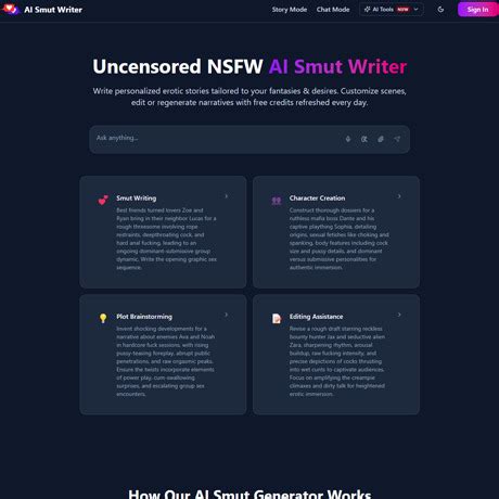Ai Smut Writer And 18 Histórias Eróticas Com Ia Gosto