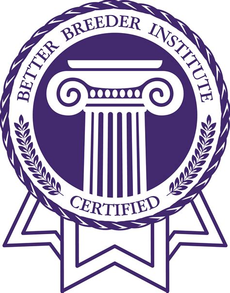 Better Breeder Certification Better Breeder Institute