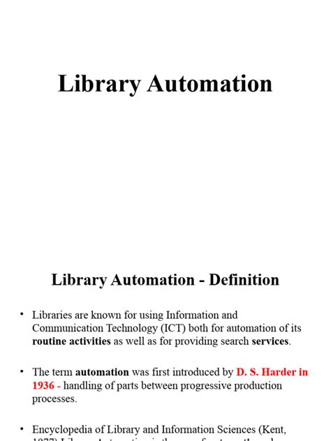 1 library automation pdf libraries automation