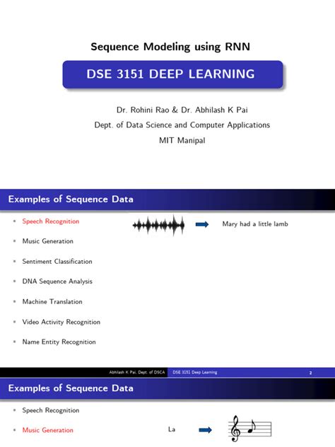 Dse 3151 Slide Rnn Pdf Deep Learning Artificial Neural Network
