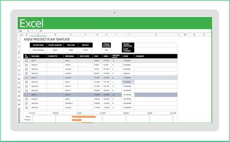 Downloade Project Management Tools Excel Template