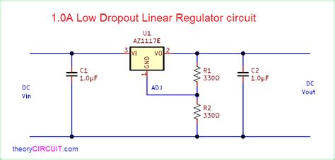 1 0a Low Dropout Linear Regulator Circuit