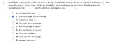 Solved 10 Suppose You See The Unemployment Rate Rising And