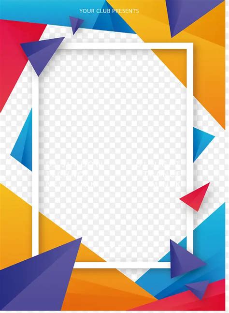 彩色三角海报png图片素材下载 图片编号yrvxwowl 免抠素材网