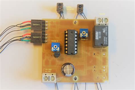 Lichtschranke Steuerung Reflexsensor
