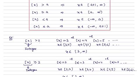 Properties Of Greatest Integer Functionpart 1lecture 2 Youtube