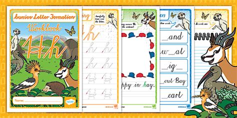 Grade 3 English Cursive Letter Formation Workbook Hh Caps
