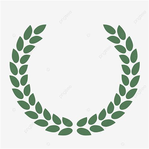 Rounded Leaves Clipart Vector Green Leaves Round Green Leaves Round