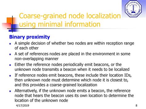 Mobile Ad Hoc Networks Coe 549 Localization Ppt Download