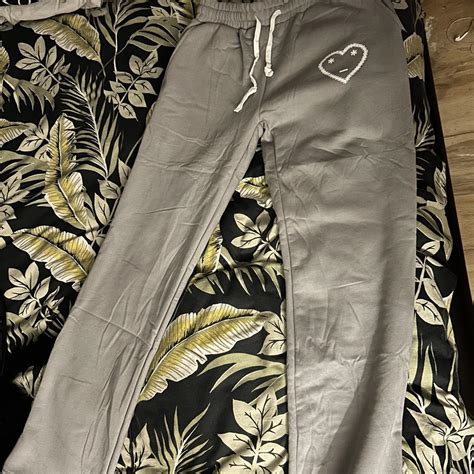 Carsicko Sex Grey Straight Leg Joggers 100 Depop