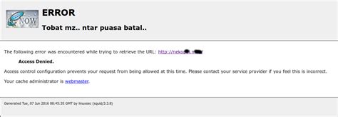 Cara Blokir Website Dengan Squid Di Ubuntu Linux Linuxsec