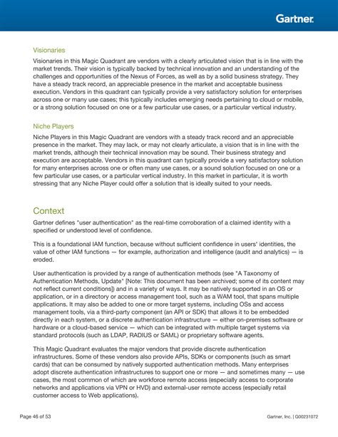 G03 2013 Magic Quadrant For User Authentication March 2013 Vasco Cover Pdf