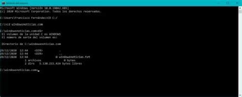 How To View The Contents Of A Folder Or Directory From The CMD Console In Windows