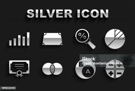 수학 세트 A와 B 하위 집합 수학 B의 하위 집합 인증서 템플릿 백분율 돋보기 그래프 일정 차트 다이어그램 및 예리한 사다리꼴 모양 아이콘의 하위 집합입니다 벡터 0명에