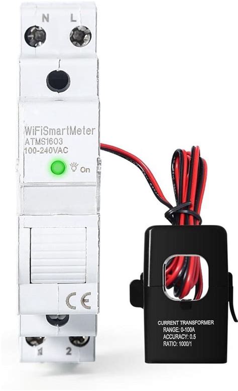 Intelligente Stroomonderbreker Din Rail Smart Energy Monitor Meter