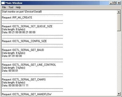 Simple Serial Port Monitor CodeProject