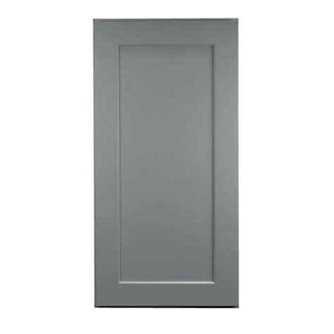 Shaker Grey Single Door Wall Cabinet 15 X 42 X 12