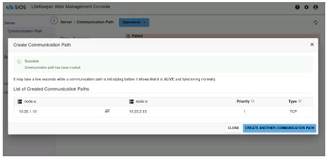 Connecting To Other Nodes Node B And Node C Lifekeeper For Linux Live 991