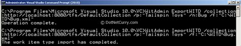 Tfs 2010 Customization Of Work Item Type Definition Part 1 Dotnetcurry