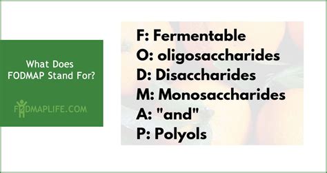 What Does Fodmap Stand For